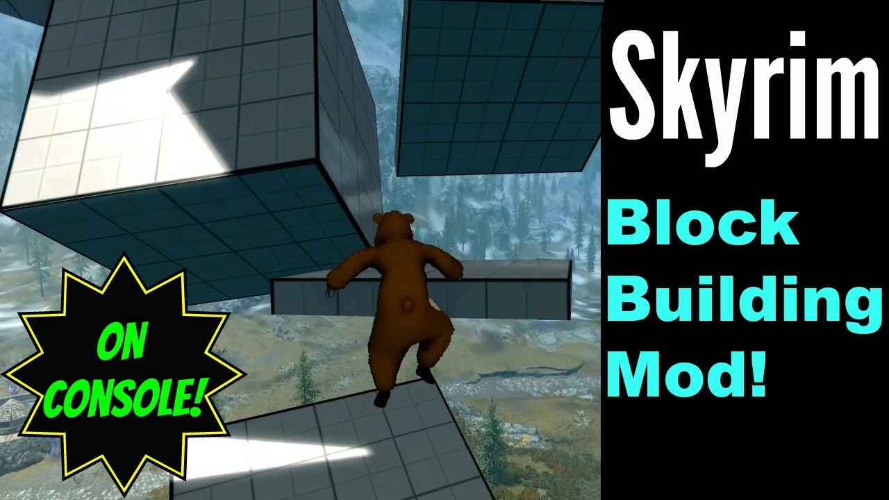 Skyrim Block Building Mod! - YouTube