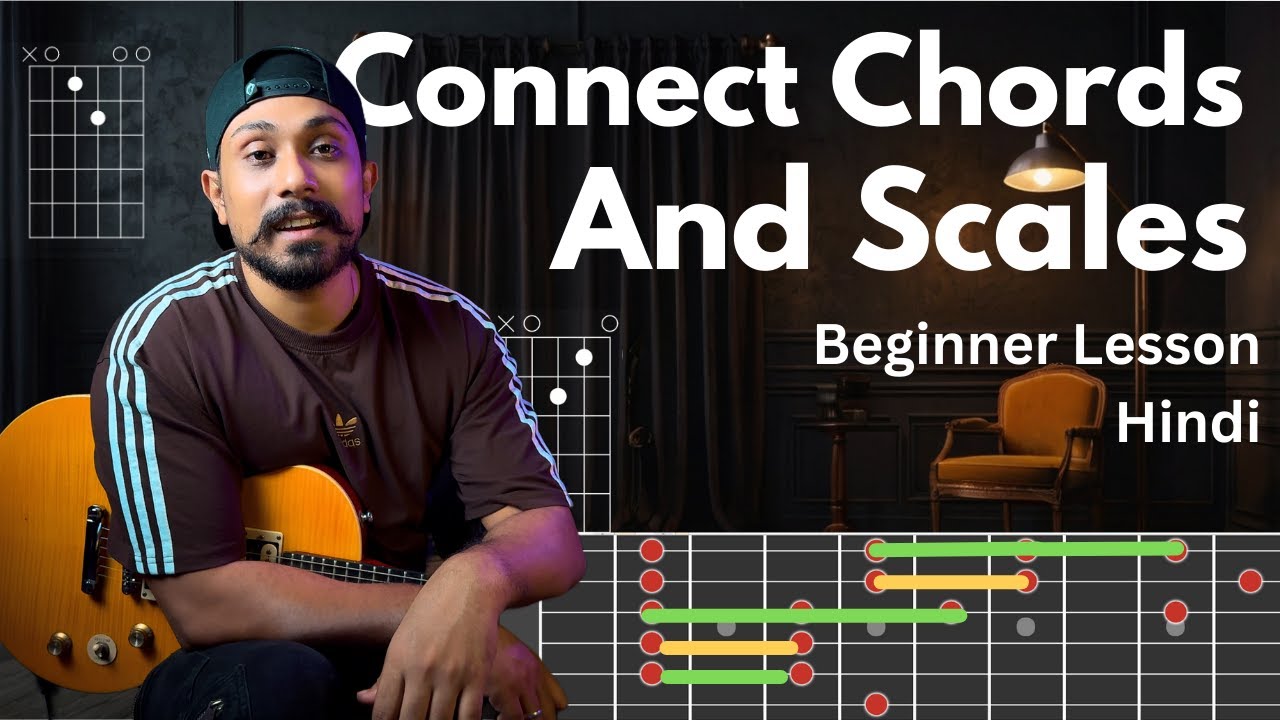Easily play licks between chords | Beginner guitar lesson | Hindi - YouTube