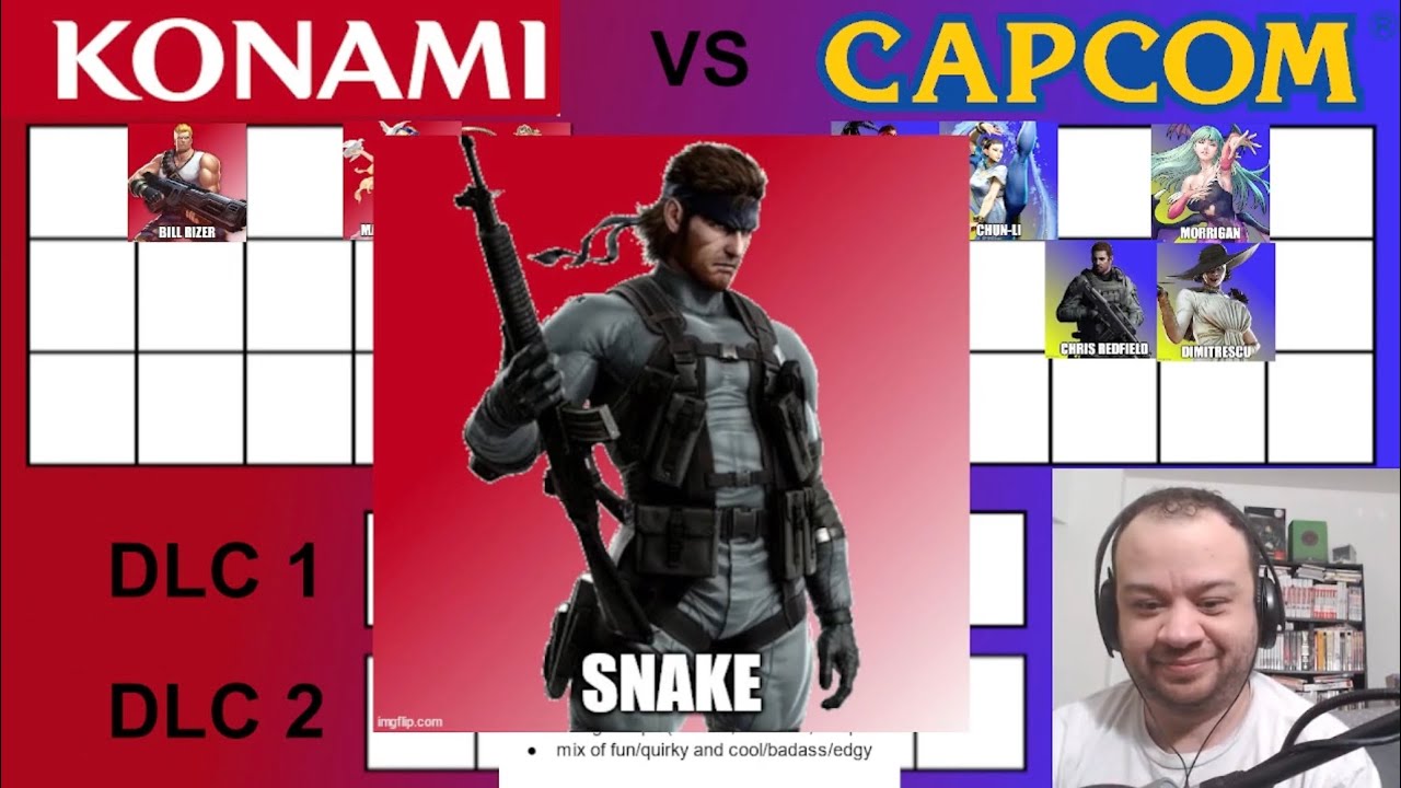 Roster Building: Konami vs Capcom - YouTube