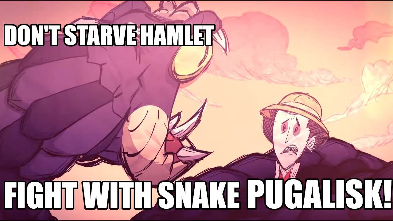 DS Hamlet - Fight with first boss, Snake Pugalisk - YouTube