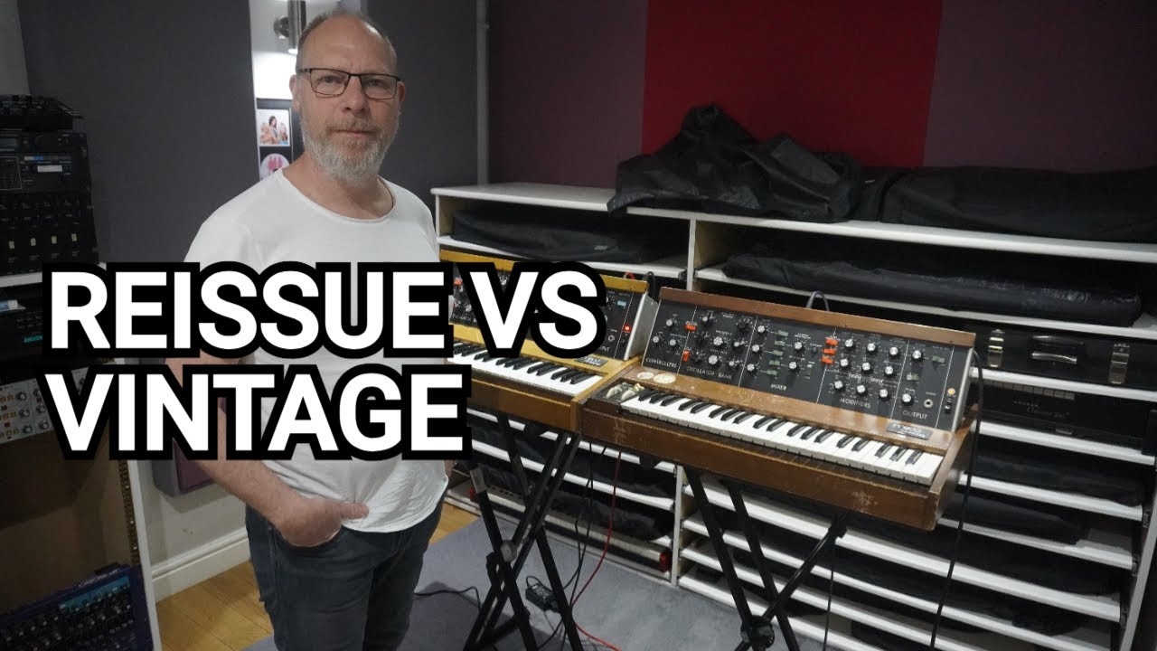 Minimoog Model D - Reissue vs Vintage! - YouTube