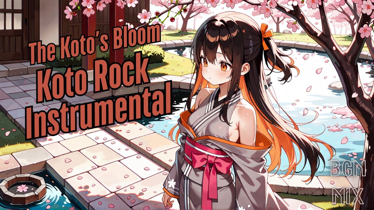 [1 Hour][Koto Rock] The Koto's Bloom: Relax & Study with Koto Japanese ...