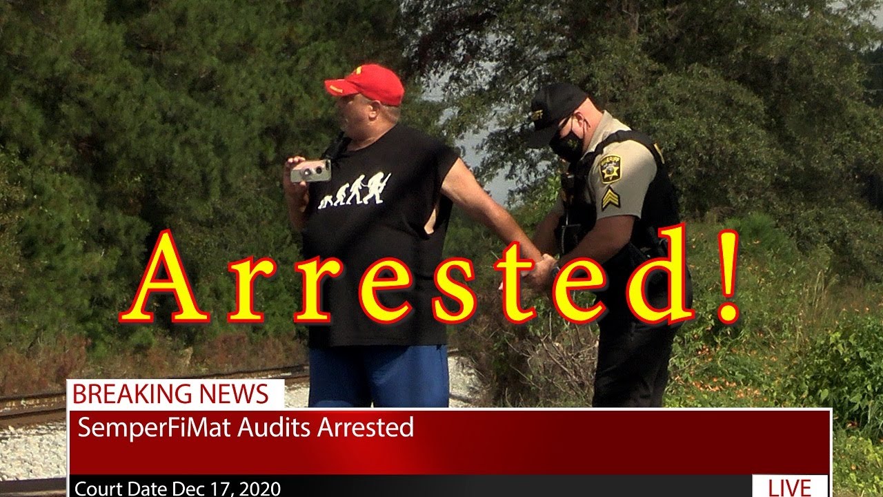 Auditor Arrested using Free Speech **** 1st Amendment Audit Thermo ...