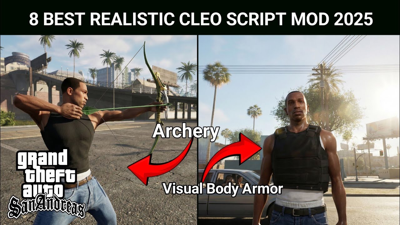 8 BEST REALISTIC CLEO SCRIPT MOD FOR GTA SA ANDROID AND PC IN 2025 #gta ...