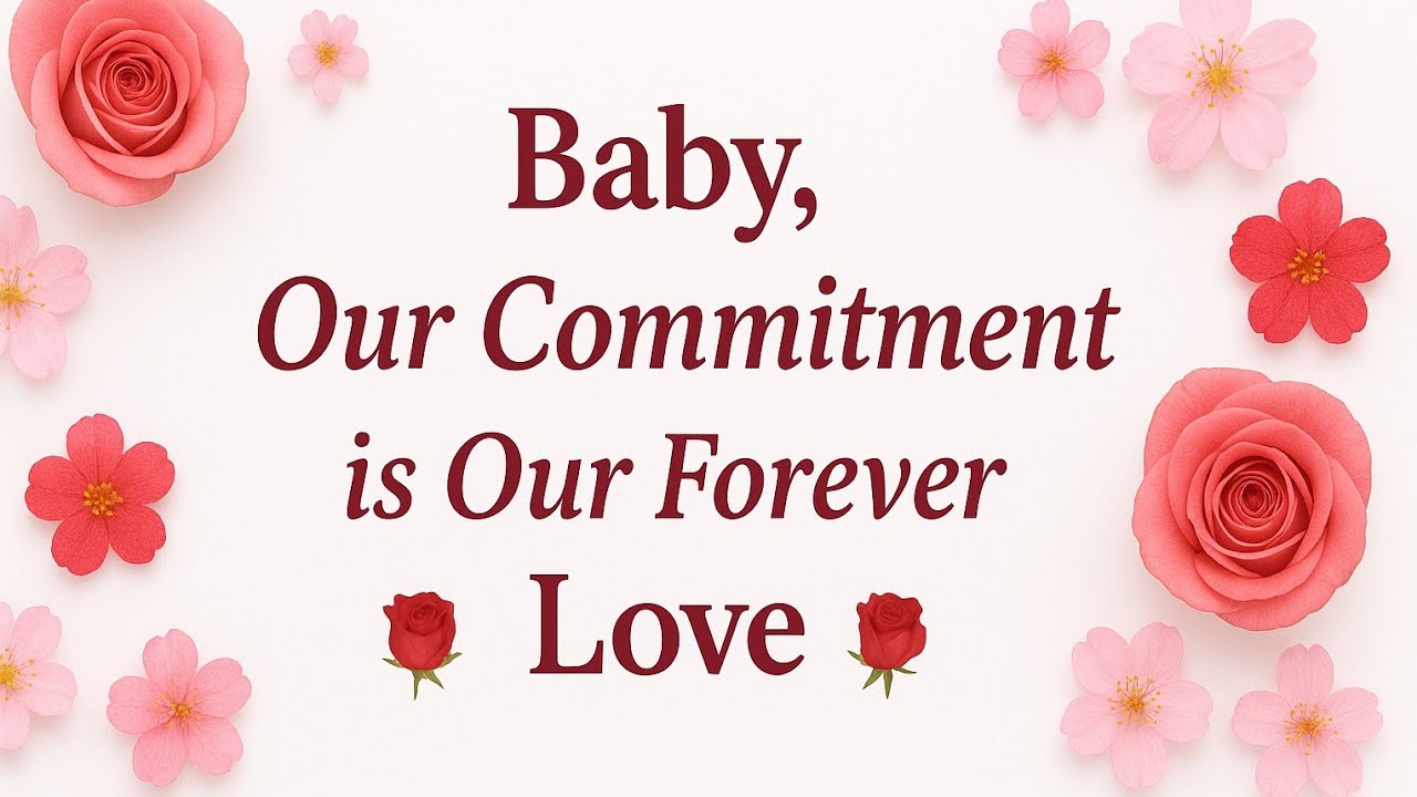 Baby, True Love Needs Commitment, Not Just Words 💖 | Heartfelt Love ...