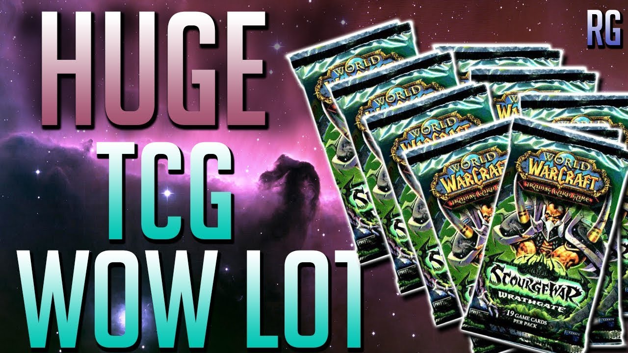 Huge World of Warcraft TCG LOT - Hunt for Mount Loot Cards - YouTube