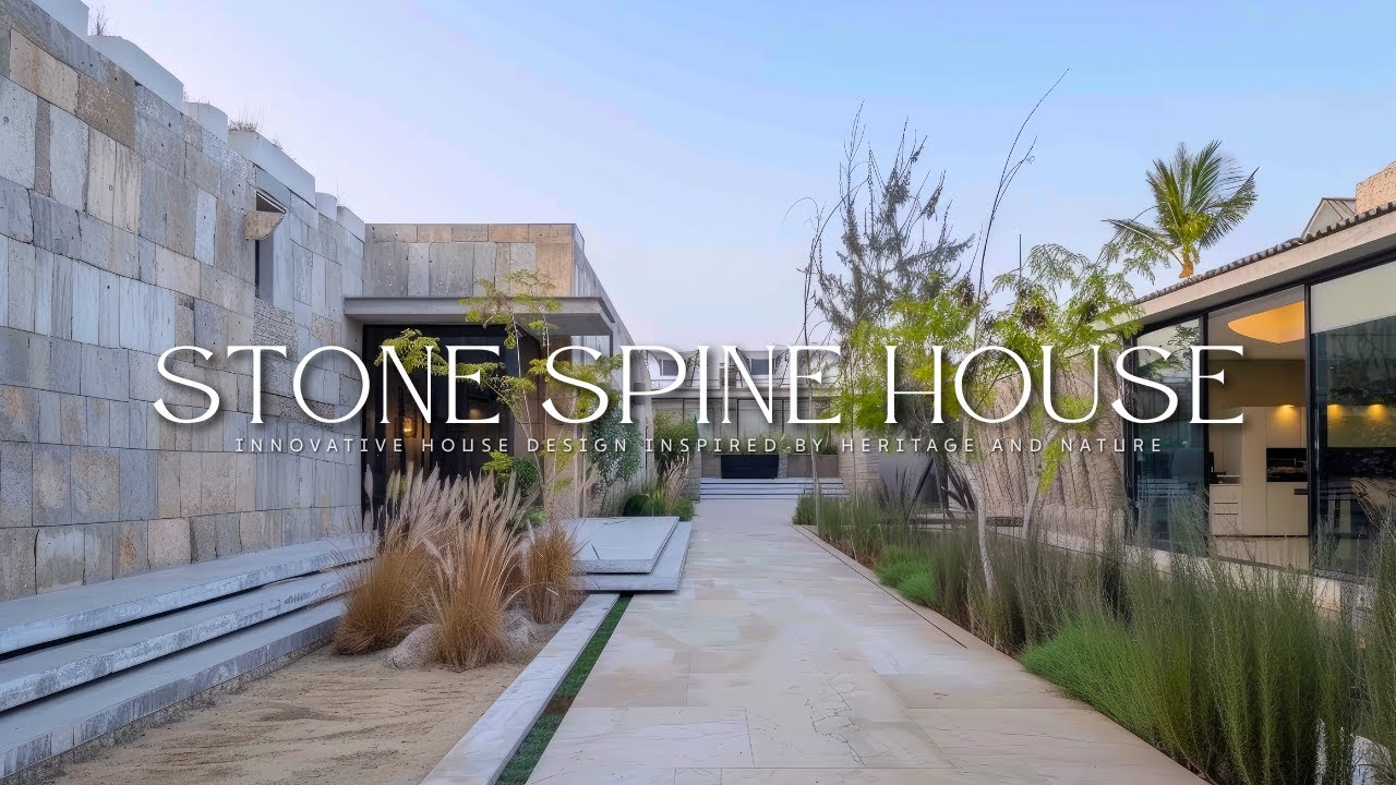 Stone Spine House: Innovative House Design Inspired by Heritage and ...