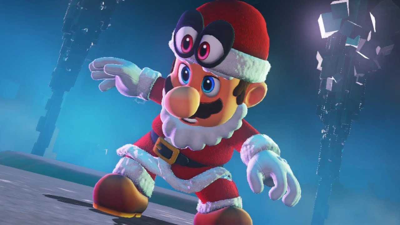 Santa Claus Mario in Super Mario Odyssey - Final Boss & Ending - YouTube