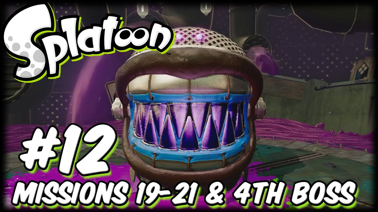 Splatoon Wii U w/ IvanH915 - (1080p60) Part 12 - Hero Mode (VS Octomaw ...