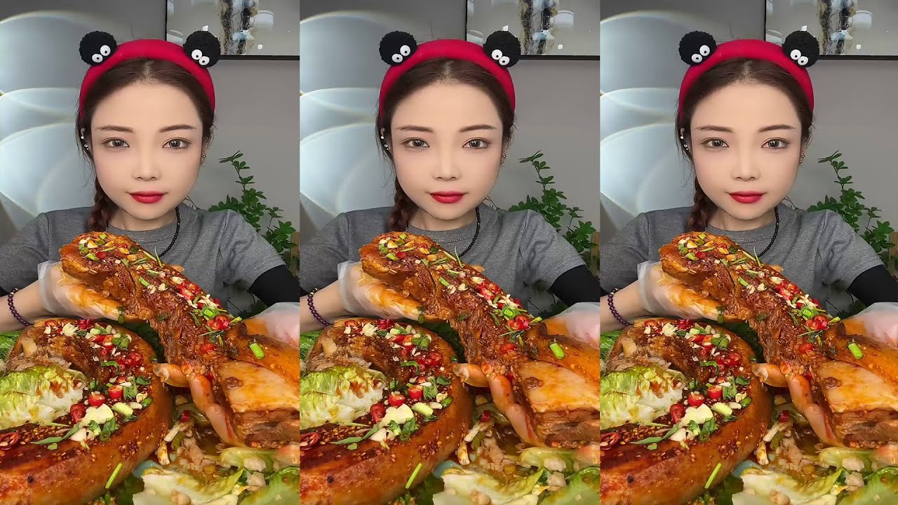 ASMR Mukbang Chinese Food mukbang eat fat meat MEAT MUKBANG FOOD EP19 ...