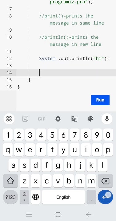 JAVA || EPISODE -2 || PRINT() VS PRINTLN() - YouTube