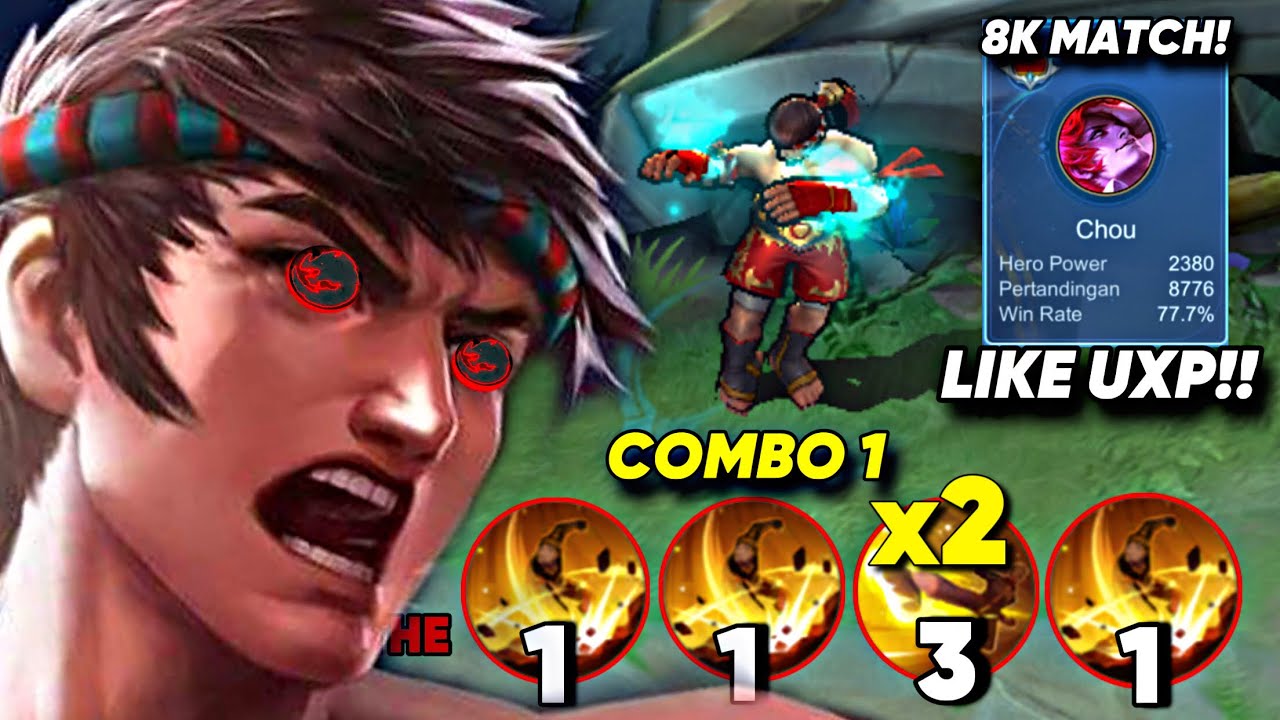 HOW TO PRO PLAY CHOU USE THE FIRST COMBO 1 FOR NEWBIE MUST TRY THIS ‼ ...