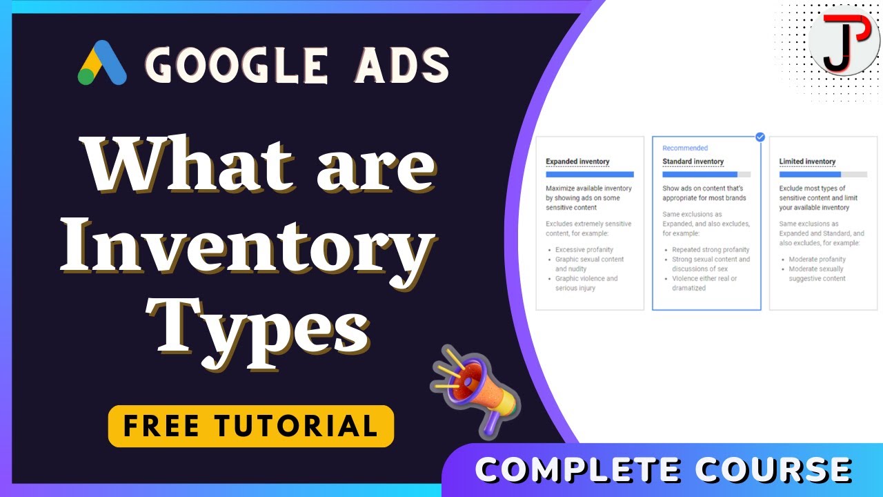 What are Inventory types in Google Ads? | Complete Google Ads Course ...