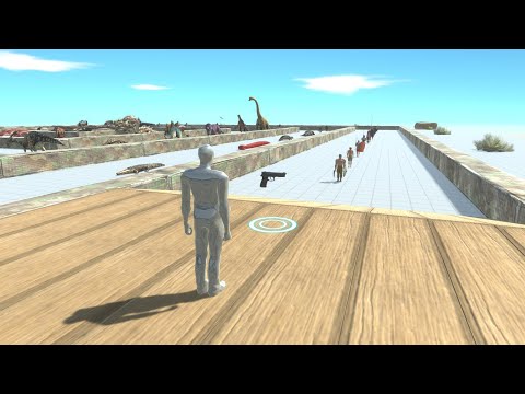 FPS Death Run with All Weapons - Animal Revolt Battle Simulator - YouTube