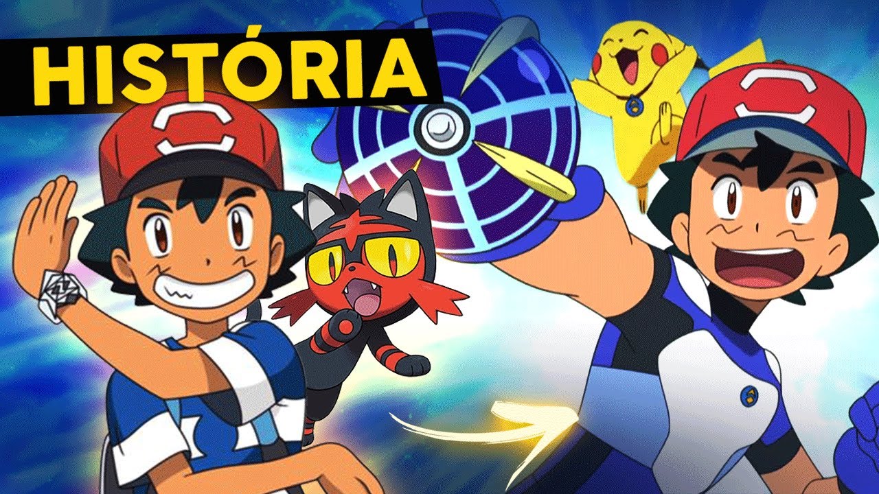 História COMPLETA || Pokemon Sol e Lua (Região de Alola) Sun and Moon ...