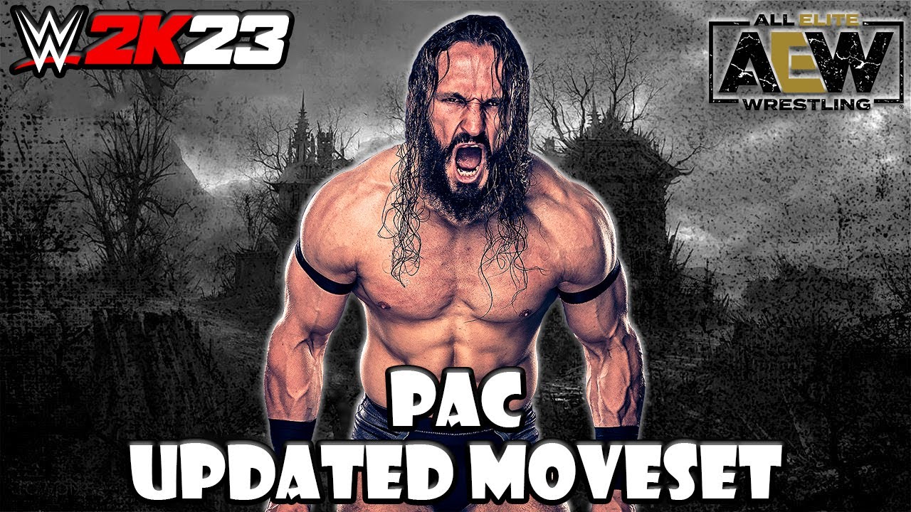 WWE 2K23 PAC Updated Moveset - YouTube