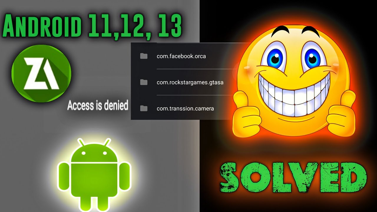 Quick Fixes: Android 11-13 Access Denied Resolved 🤫 - YouTube