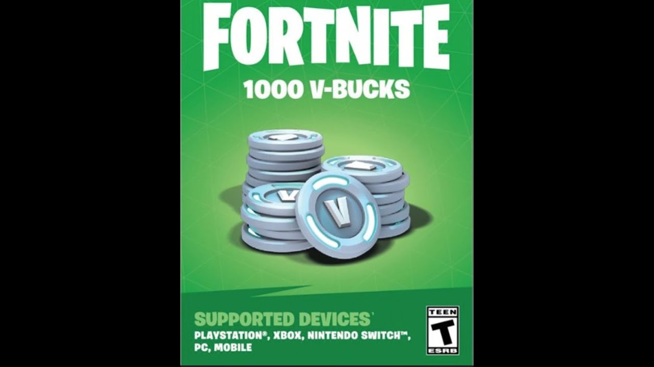 1000 VBUCKS CARD GIVEAWAY (MEMBERS ONLY) - YouTube