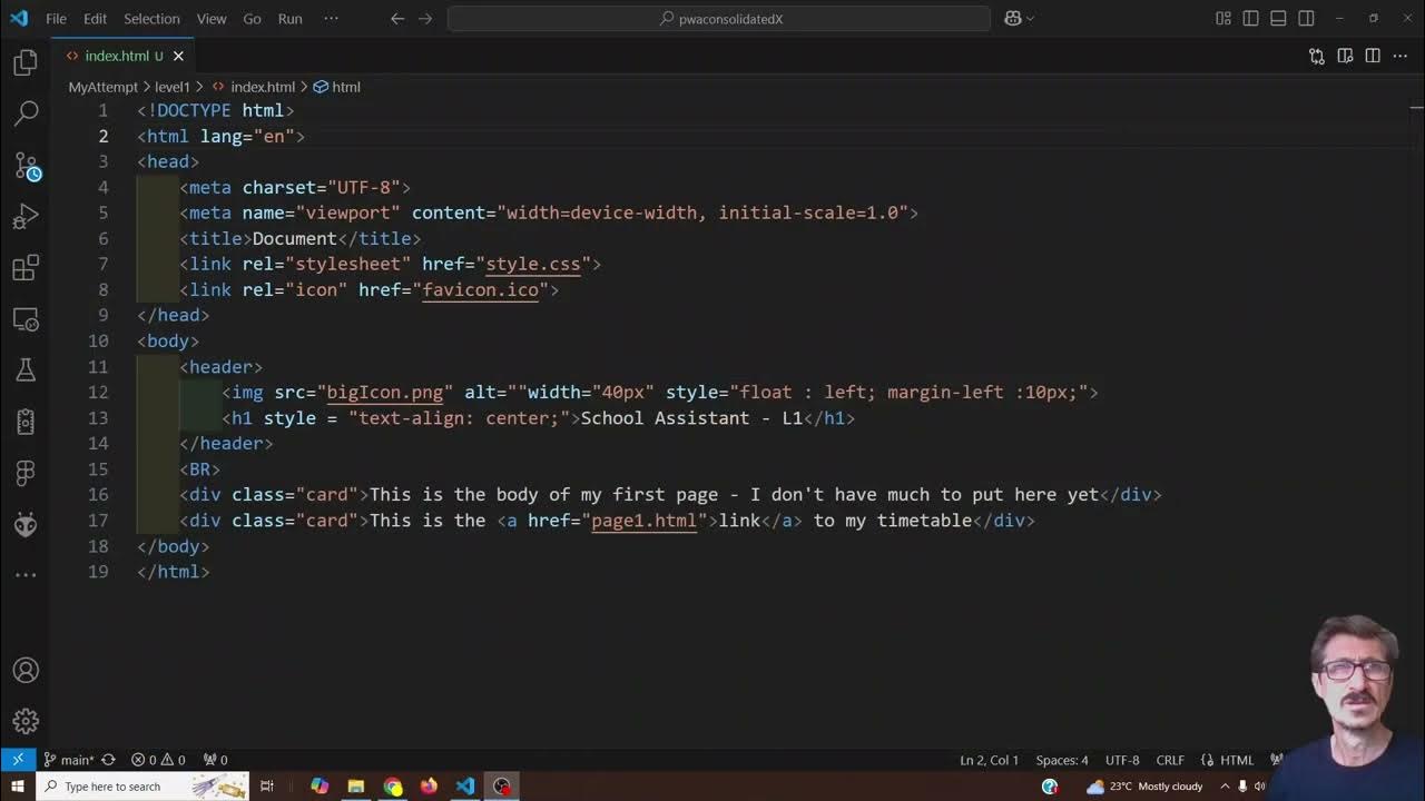 Intro to Learning FLASK and PWA - Level1 - YouTube