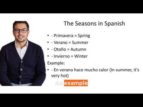 Learning the Seasons in Spanish - YouTube