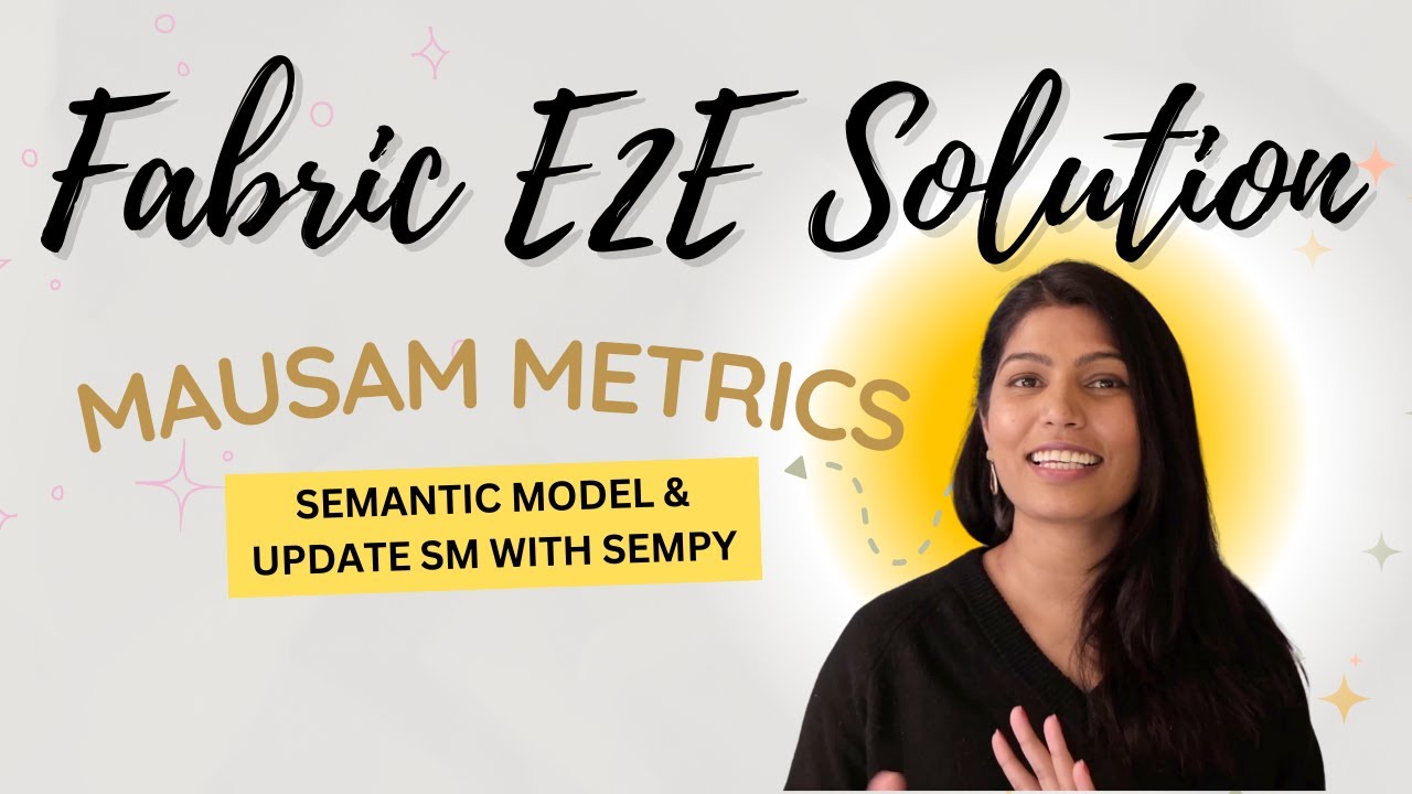 9. Semantic Model and updating Semantic Model with SemPy - YouTube