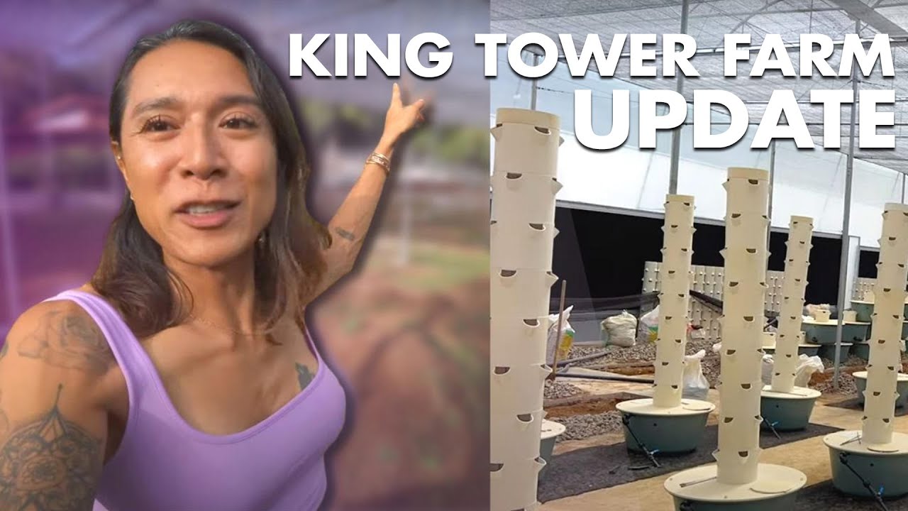 King Vertical Tower Farm V3 Updates 2022 Angie Mead King Youtube