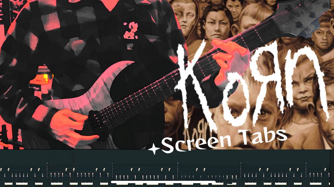 [Korn]- Thoughtless Guitar Cover + Screen Tabs - YouTube