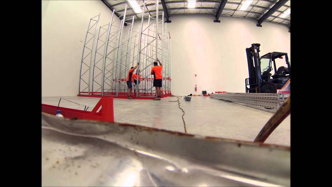 Drive in Pallet Rack Time Lapse Macrack MFP - YouTube