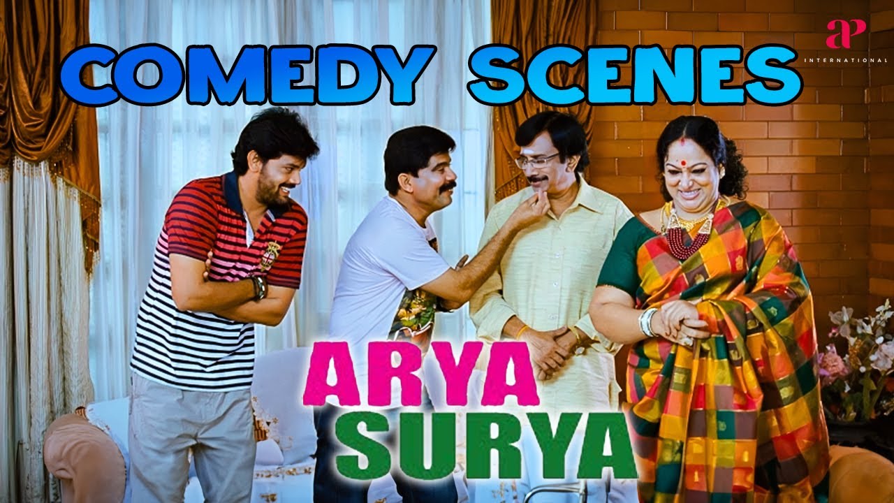 Arya Surya Comedy Scenes ft. Powerstar Srinivasan | Kovai Sarala ...