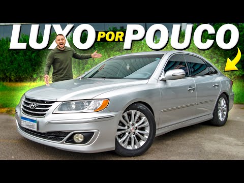UM SEDAN de PATRÃO BEM LUXUOSO BARATO 😱 HYUNDAI AZERA v6