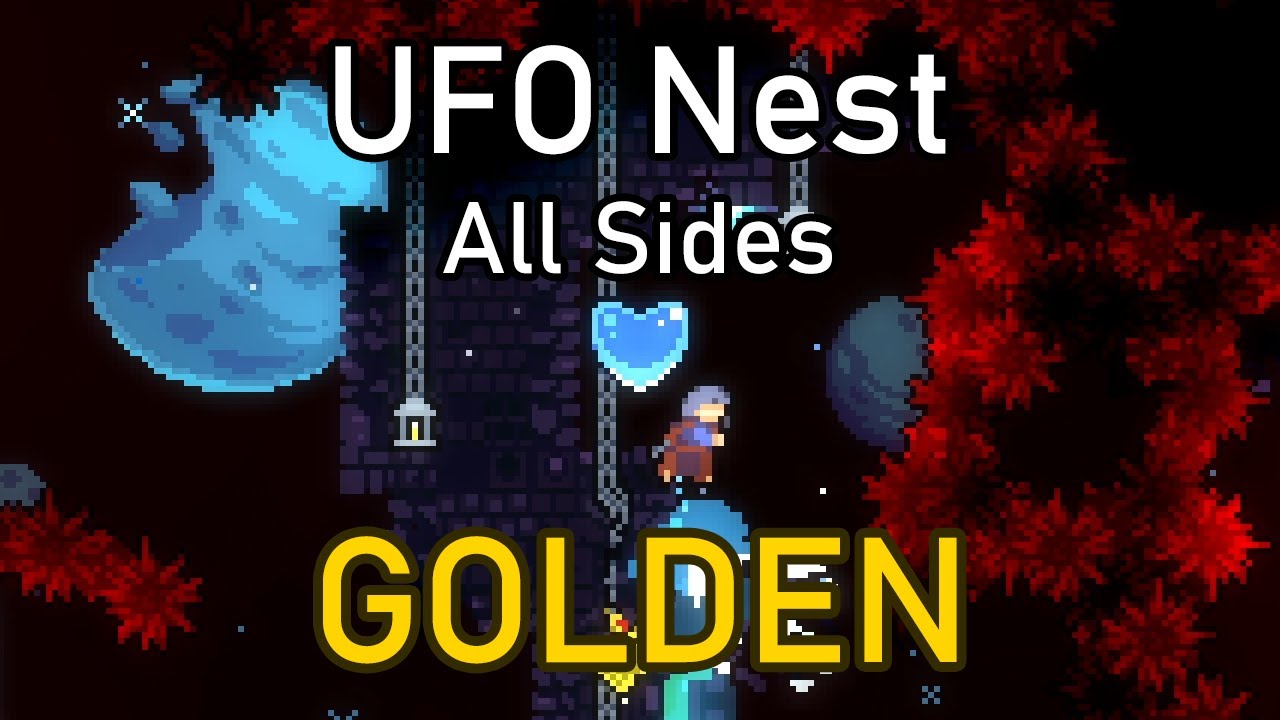 UFO Nest All Sides Full Clear Golden Berry - YouTube
