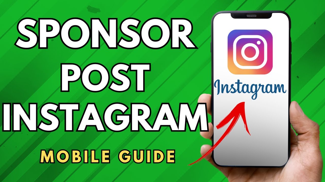 How To Sponsor Post On Instagram - (Easy Guide!) - YouTube