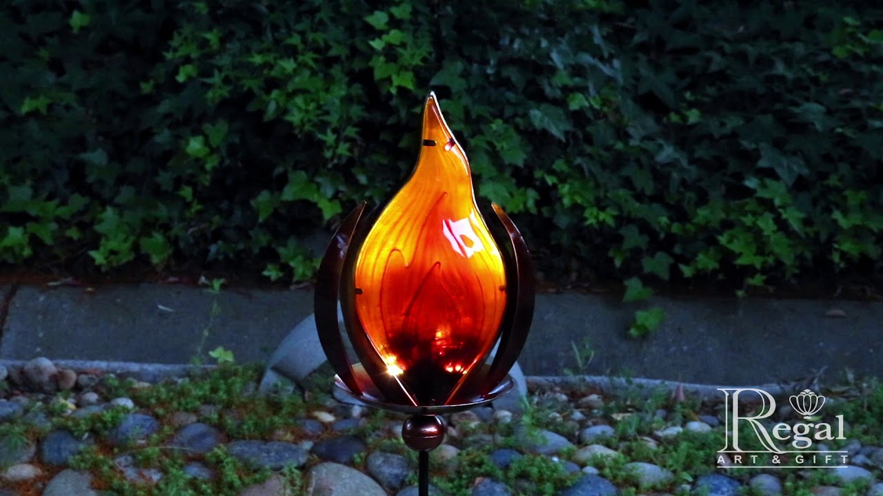 12484 Blaze Solar Stake - Bronze - YouTube