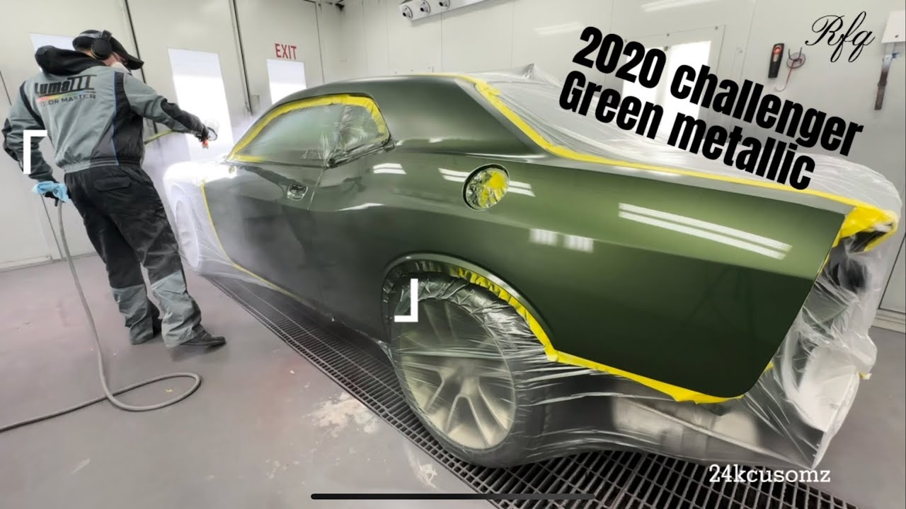 2020 dodge challenger code RFQ green metallic - YouTube
