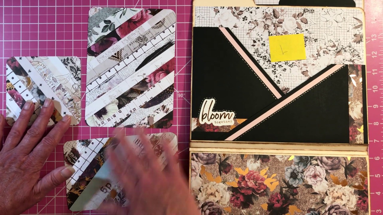 File Folder Mini Album #2 Kit Club Project - YouTube
