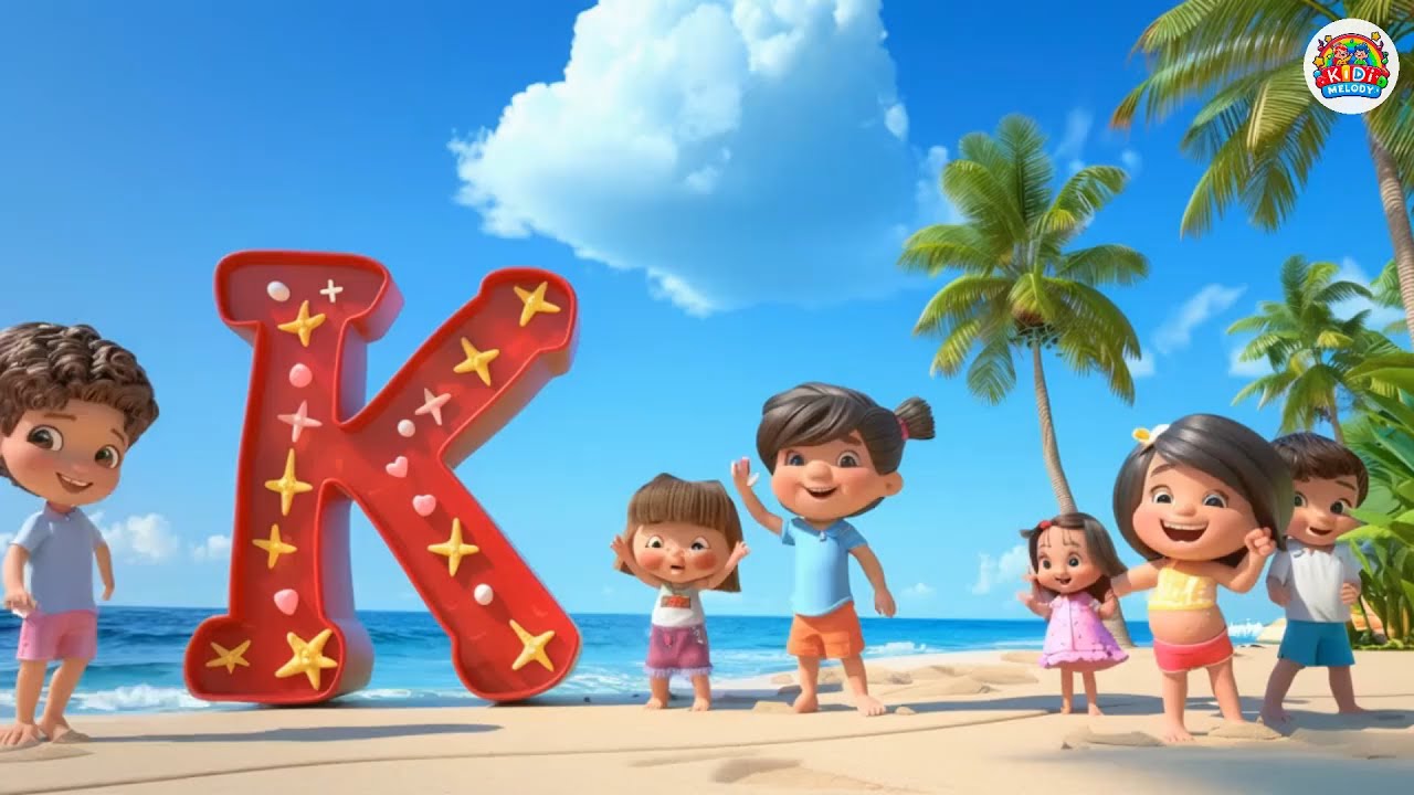 Letter K Song | Funny kids cartoon song with lyrics #music #abcphonics ...
