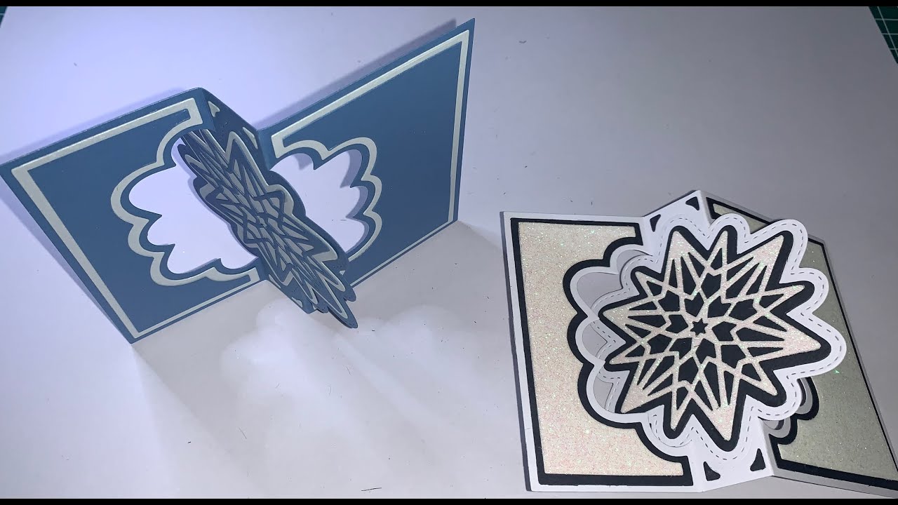 How to assemble Studio Light Essentials die Christmas Zig Zag Card SL-ES-CD257 - YouTube