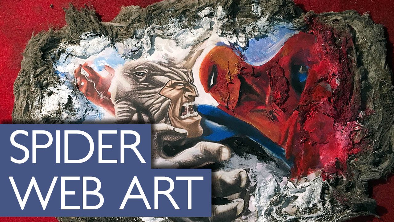 Artist Creates Amazing Art Using Cobwebs - YouTube