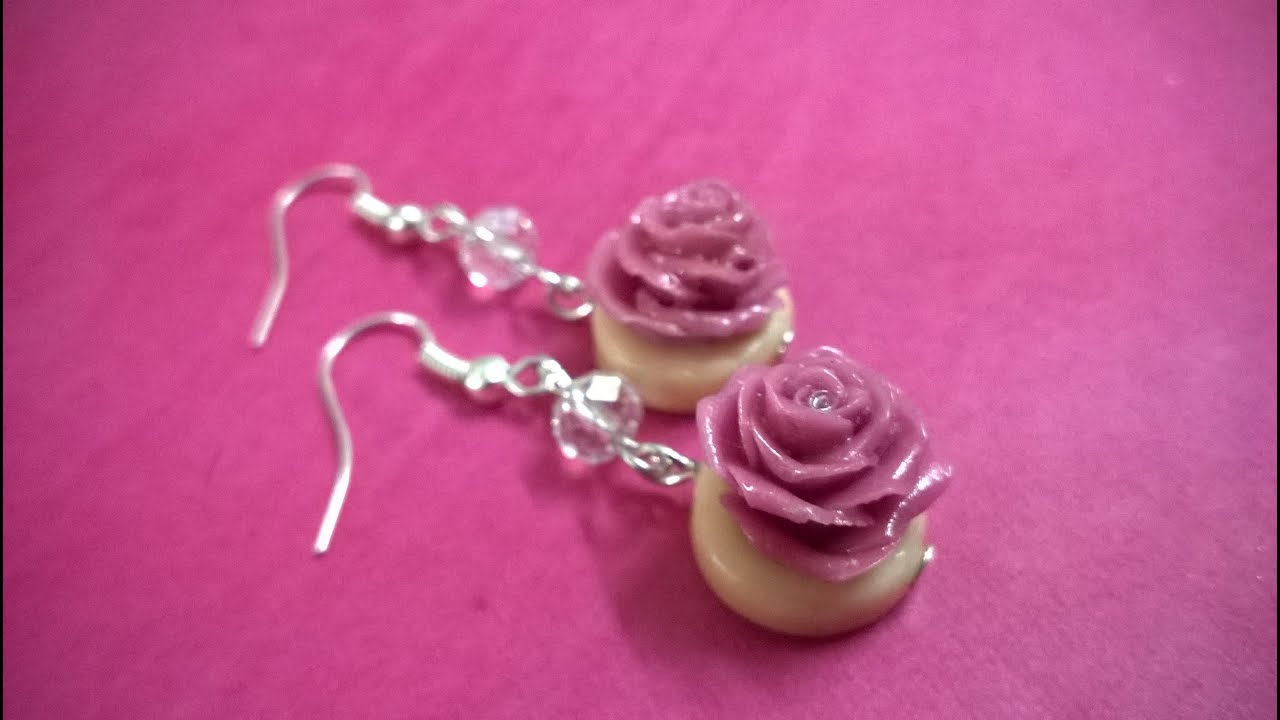 Polymer Clay/ Cold Porcelain/ Air Dry Clay Roses vdo#23 - YouTube