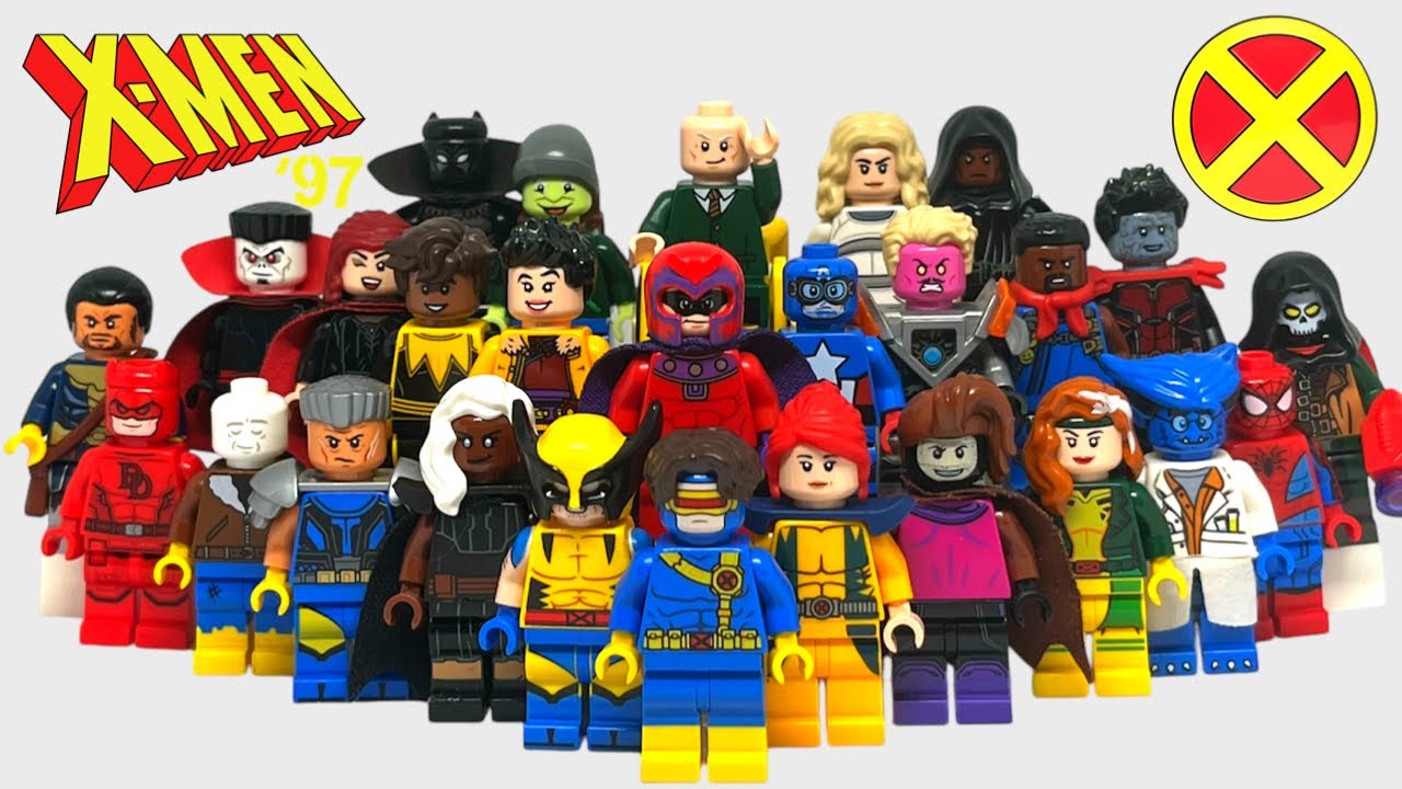 Lego x-men 97 how to build all the main characters - YouTube