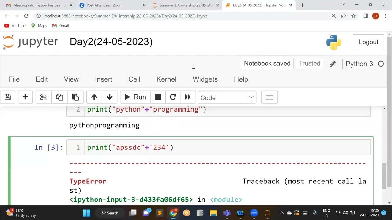Python Basics & Introduction | Data types | Basic programs | APSSDC | Siemens | variables ...