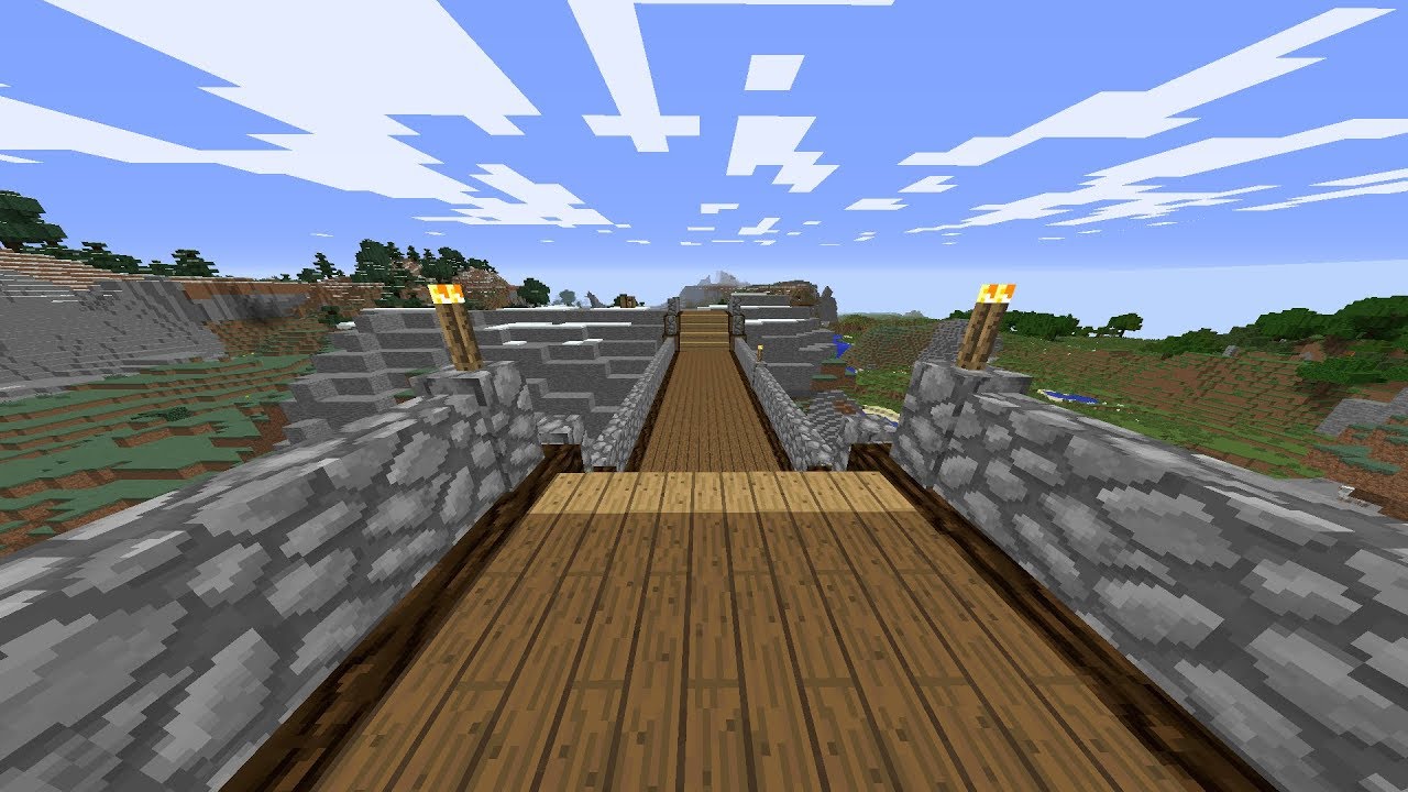 Minecraft No. 3 Bau von der Brücke - YouTube
