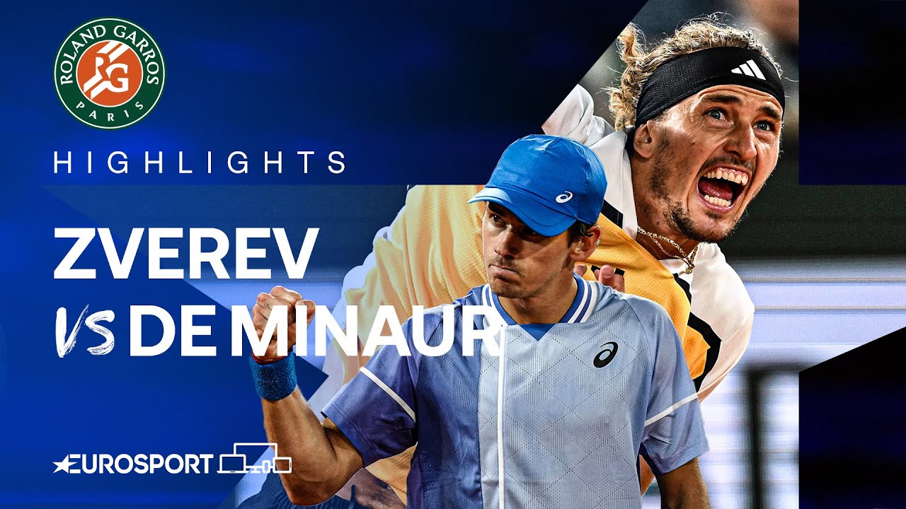 Alexander Zverev vs Alex De Minaur | Quarter-Final | French Open 2024 ...
