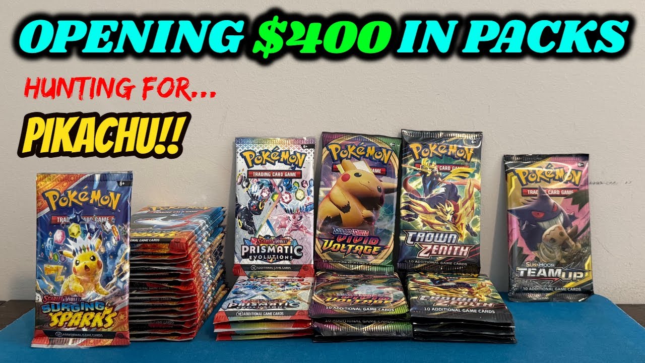 This $400+ PIKACHU HUNT Custom Booster Box has some INCREDIBLE and RARE ...