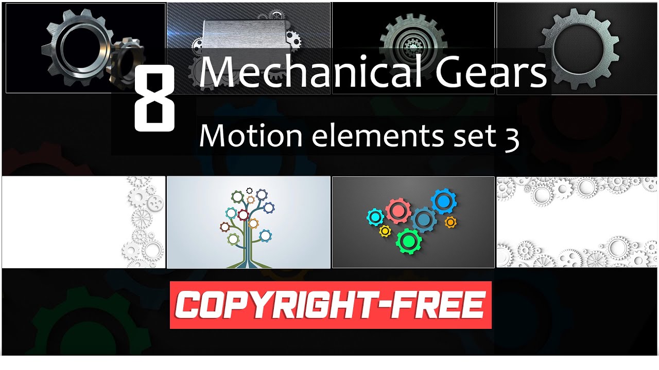 Gears turning animation , Gearshift animation , Gears intro animation ...
