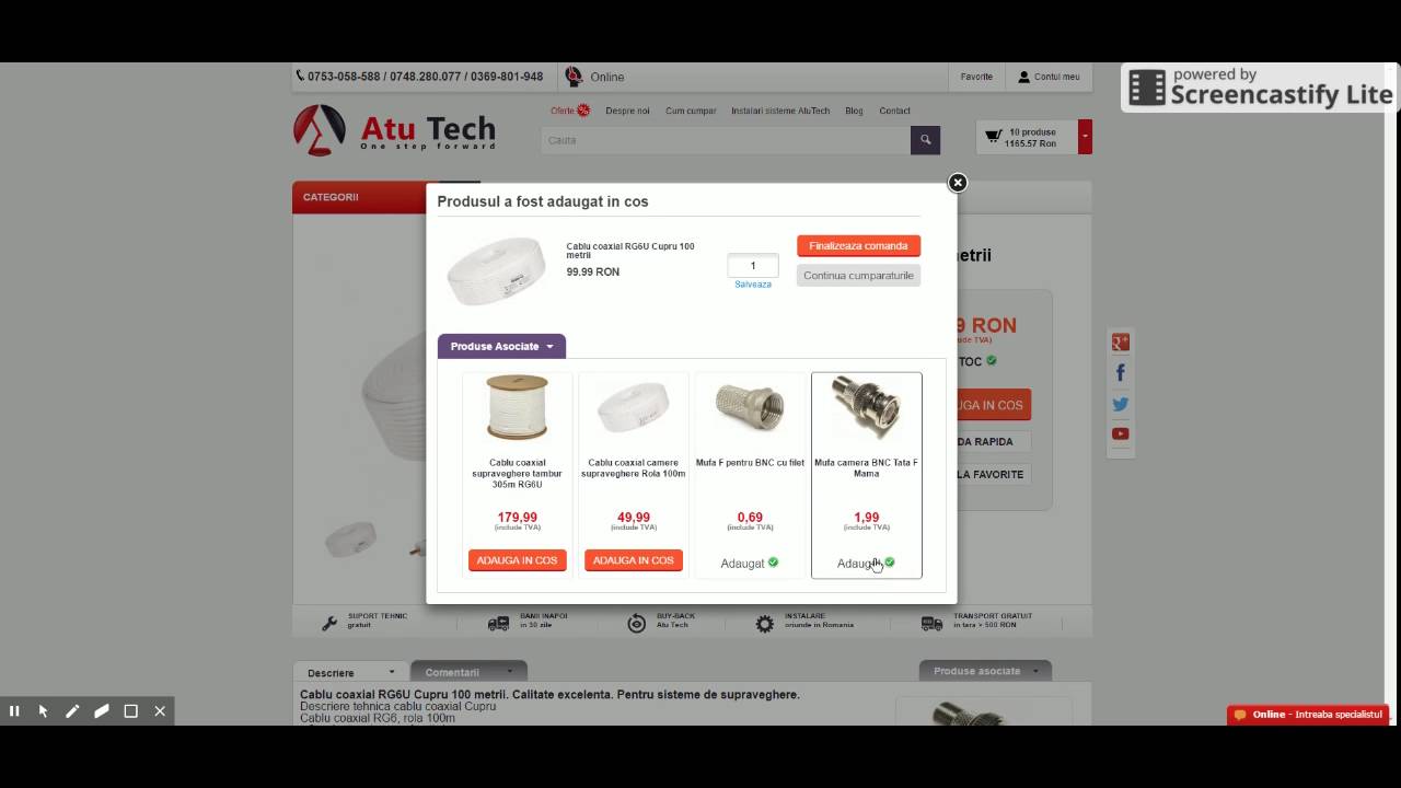 Noul proces de comanda Atu Tech - Cum configuram un kit de supraveghere ...