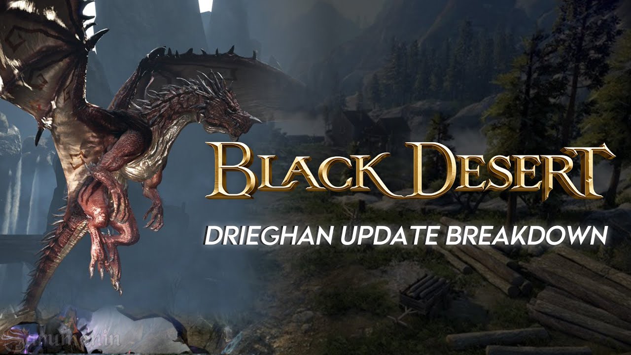 Black Desert Console Releases Dragons in New Drieghan Update - YouTube