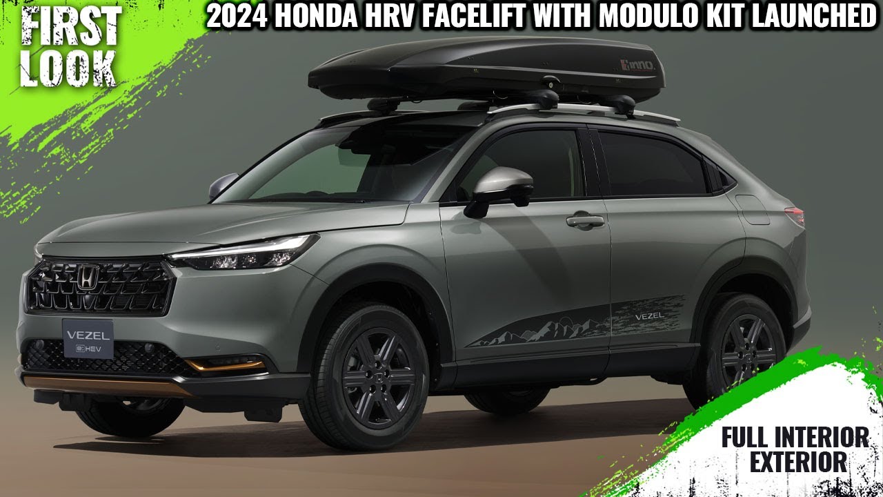 2024 Honda HR-V Facelift With Modulo Bodykit Launched - First Look ...
