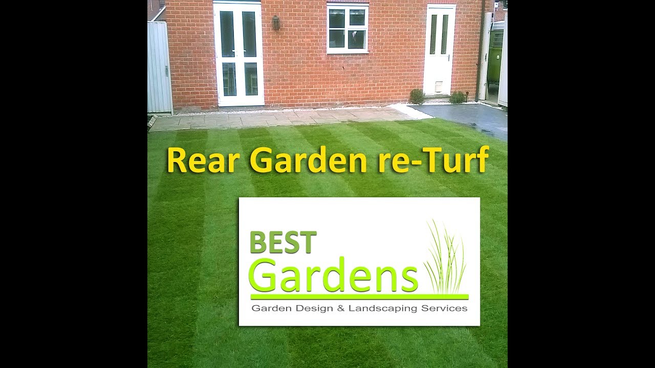 Rear Garden re-Turf - YouTube