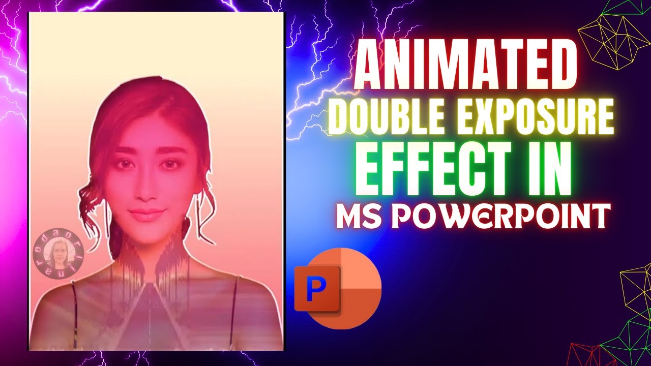 ️ DOUBLE EXPOSURE PHOTO EFFECT IN MS POWERPOINT | ANIMATED ROAD PIXEL ...